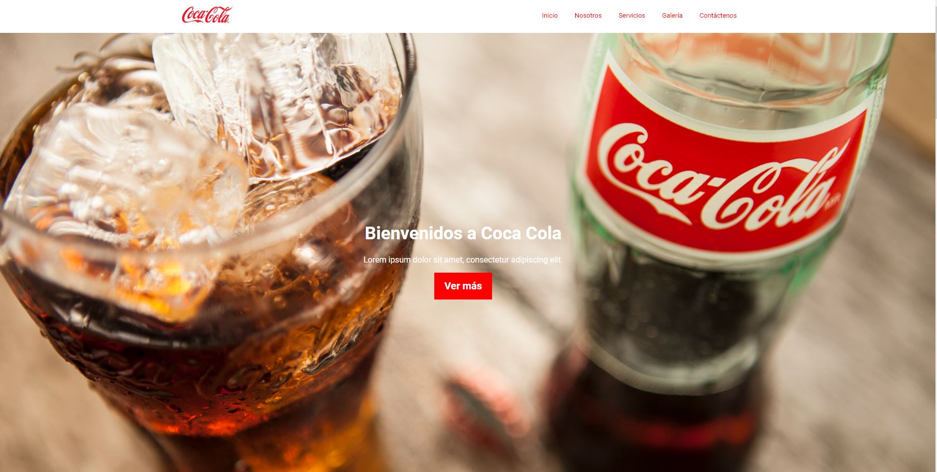 Detail Coca-Cola web