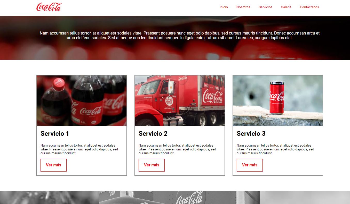 Detail Coca-Cola web